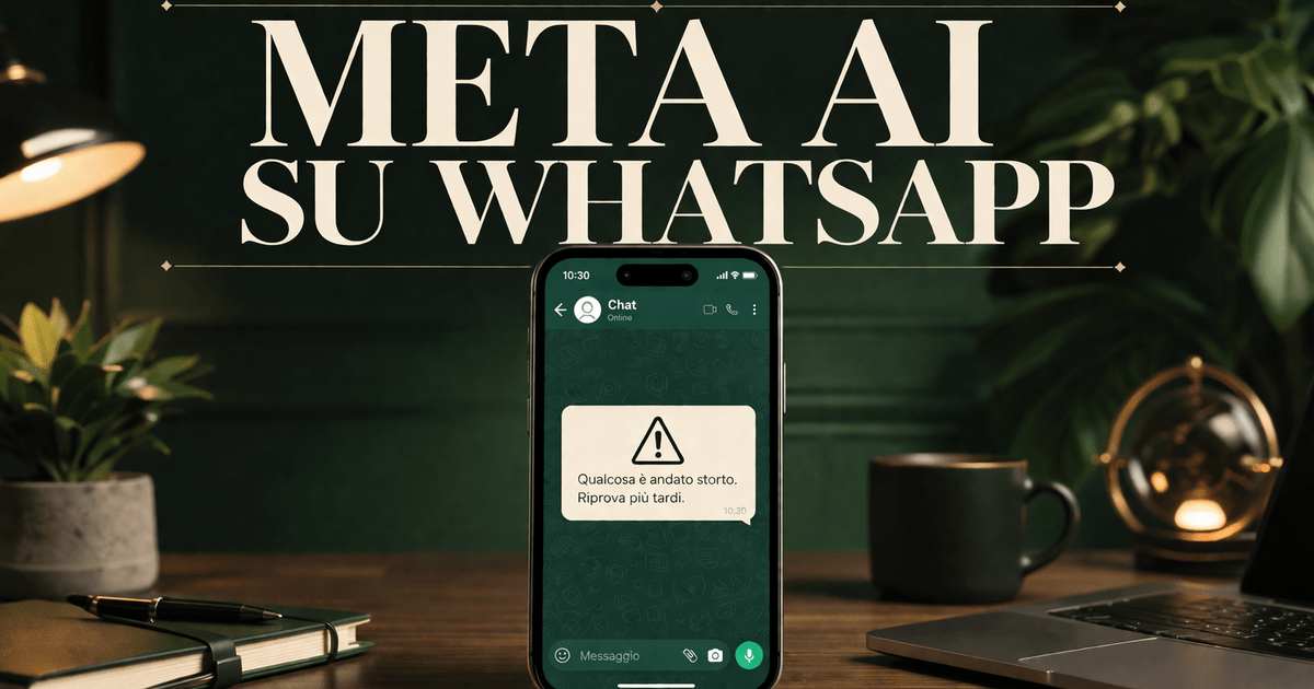 Meta AI su WhatsApp: Problemi e 7 Soluzioni (2026) • Giacomo Bruno